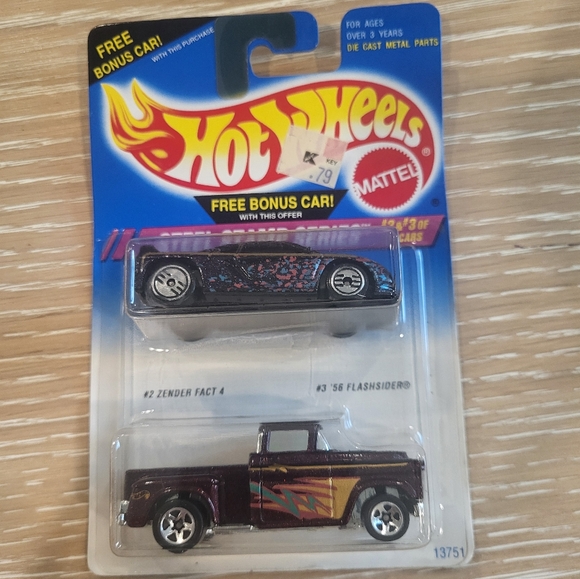Mattel | Toys | 994 Hot Wheels Steel Stamp Series 2 Pack 2 3 Of 4 Cars ...